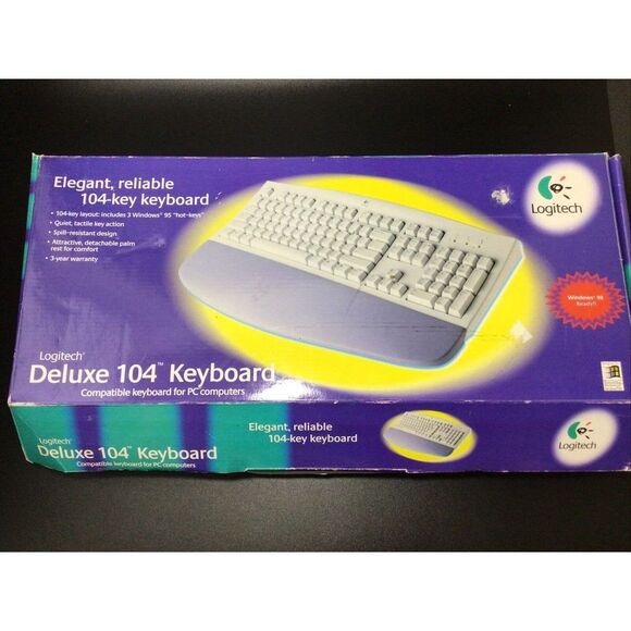 Computers, Laptops & Parts | Logitech Deluxe At Ps2 Keyboard Retro ...